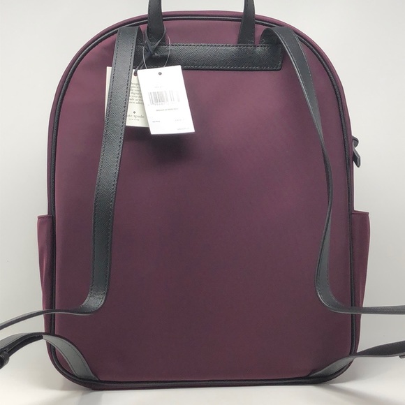 kate spade | Bags | Nwt Kate Spade Bradley Deep Plum Backpack | Poshmark